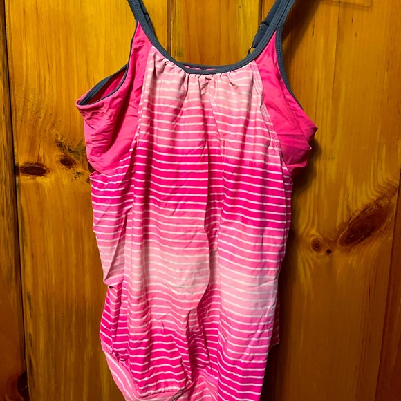 Free Country | Swim | Pink Striped Bathing Suit | Poshmark